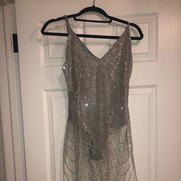 Dresses | See Through Glitter Mini Dress | Poshmark